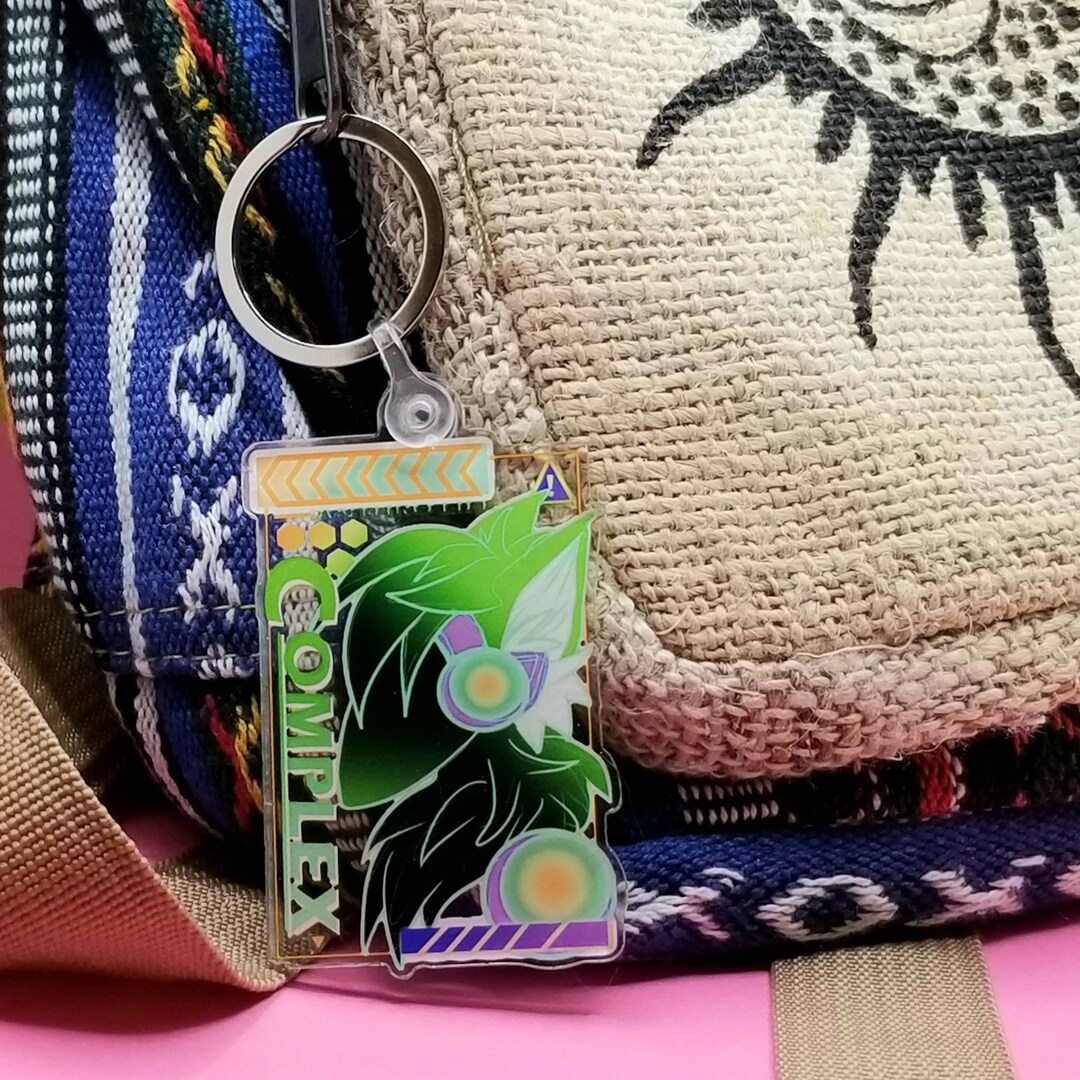 Furry Keychain Protogen Keyring Furry Badge Furry Merch - Etsy