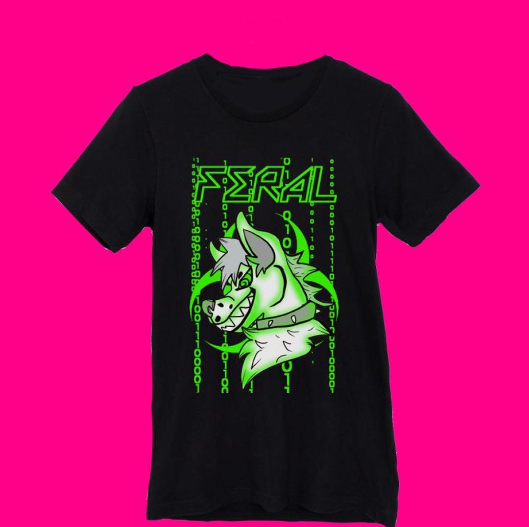 Feral Furry Shirt, Caution I Bite, Furry Clothing, Furry Gifts, Furry ...