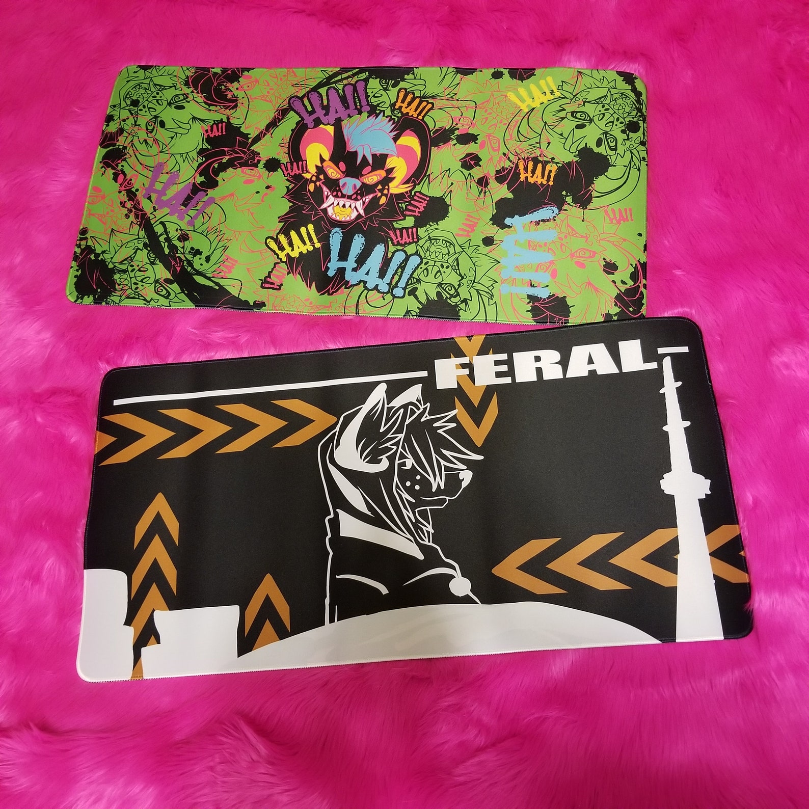 Furry Desk Mat, Hyena Yeen Furry Mouse Keyboard Mats - Etsy