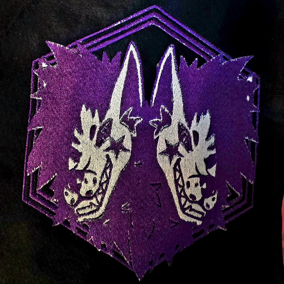 Hyena Furry Patch: Embroidered Fursuit Accessory - Etsy