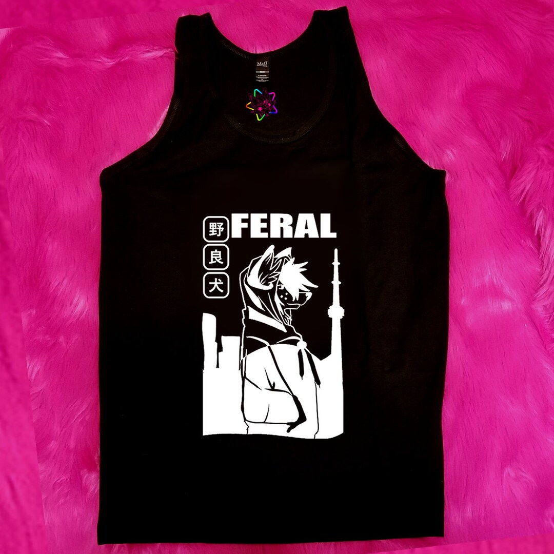 Feral Furry Art Tank Top: Anthro Pup Design - Etsy Canada