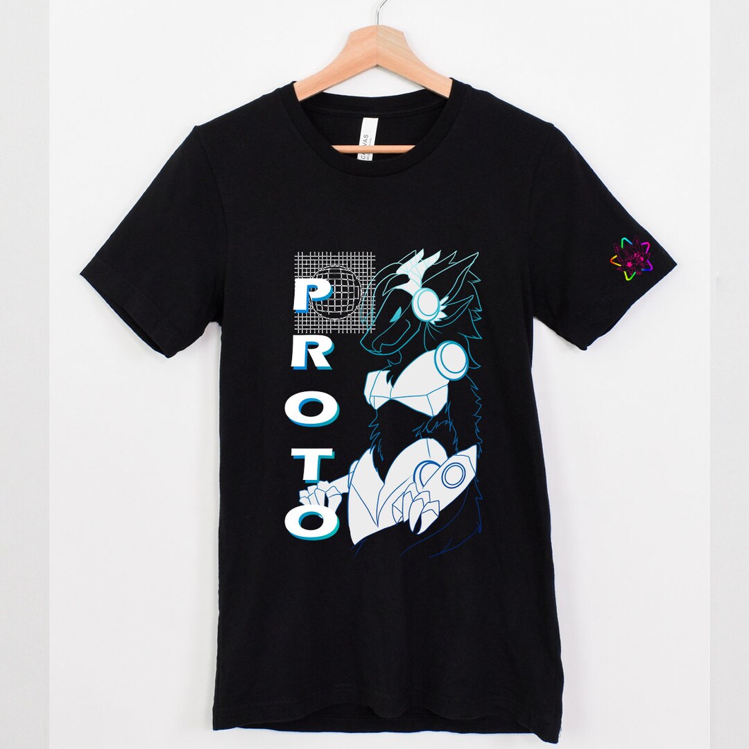 Furry Shirts, Protogen Art Apparel, Furry Pride Merch, Anthro Art ...