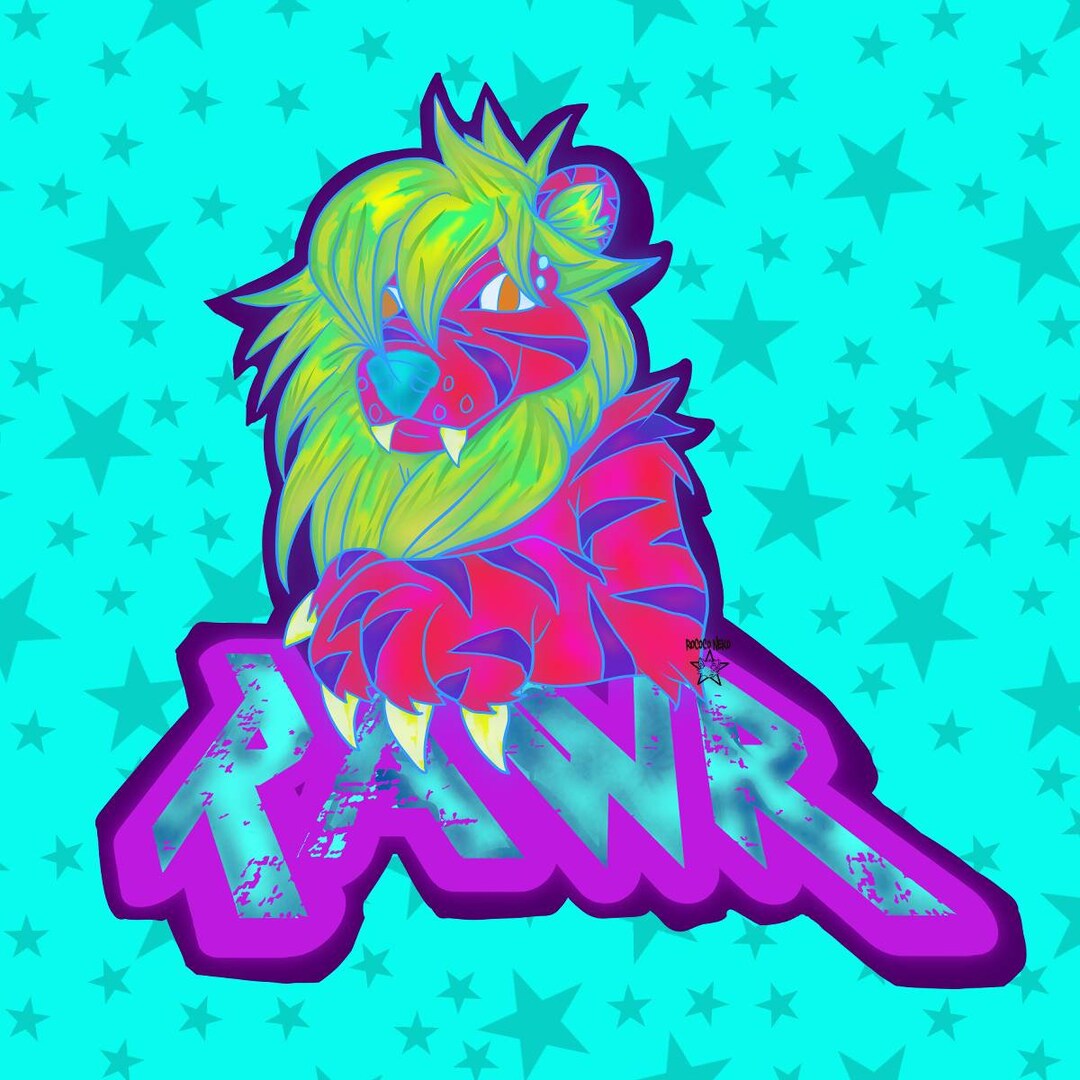 Custom Fursona Headshot Badge, Furry Commissions, Fursona Badge ...