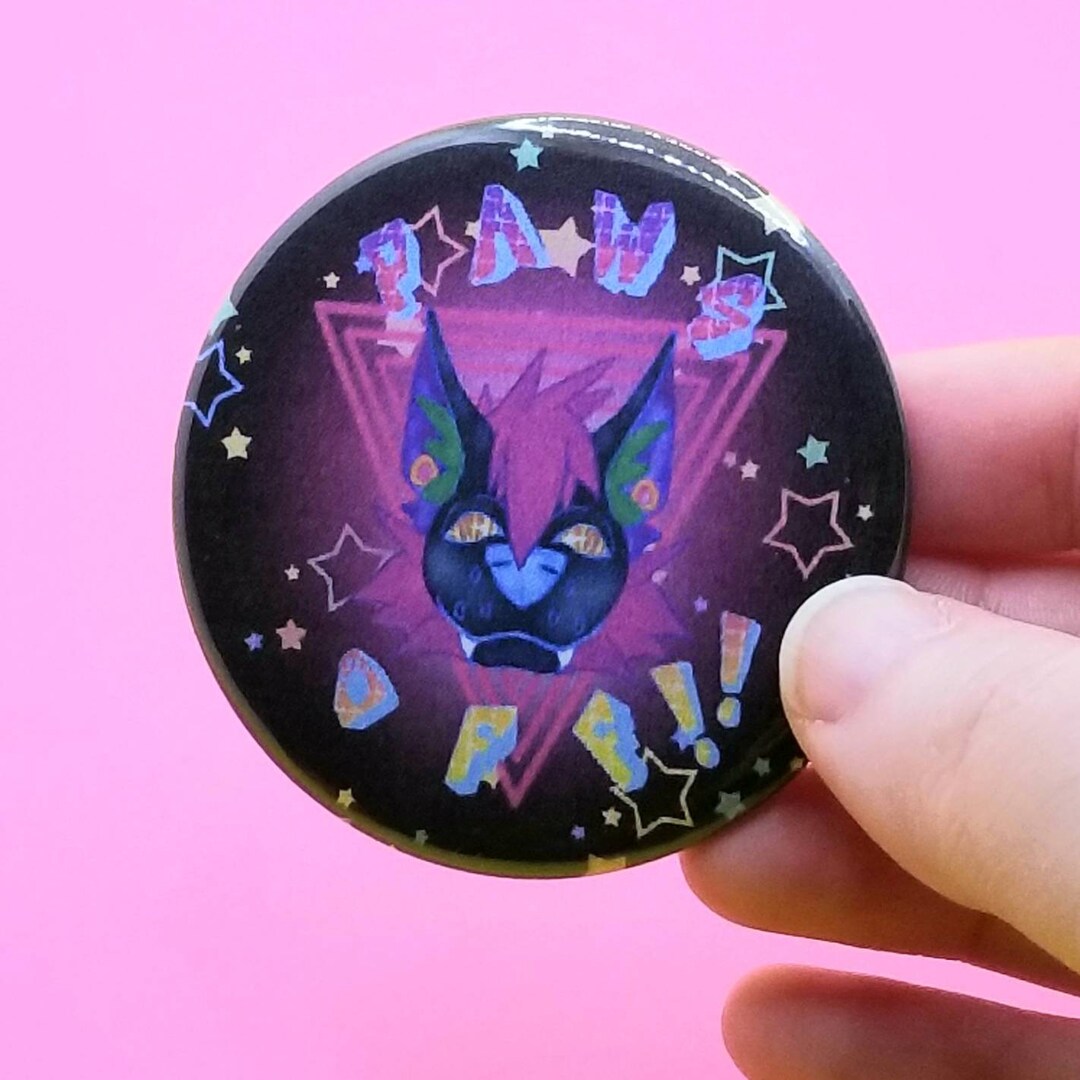 Furry Button Art, Furry Oc Art, Furry Fandom Merch, Fursuit Accessories ...