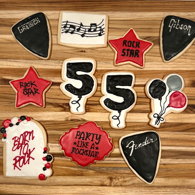 Music Themed Cookies - Etsy
