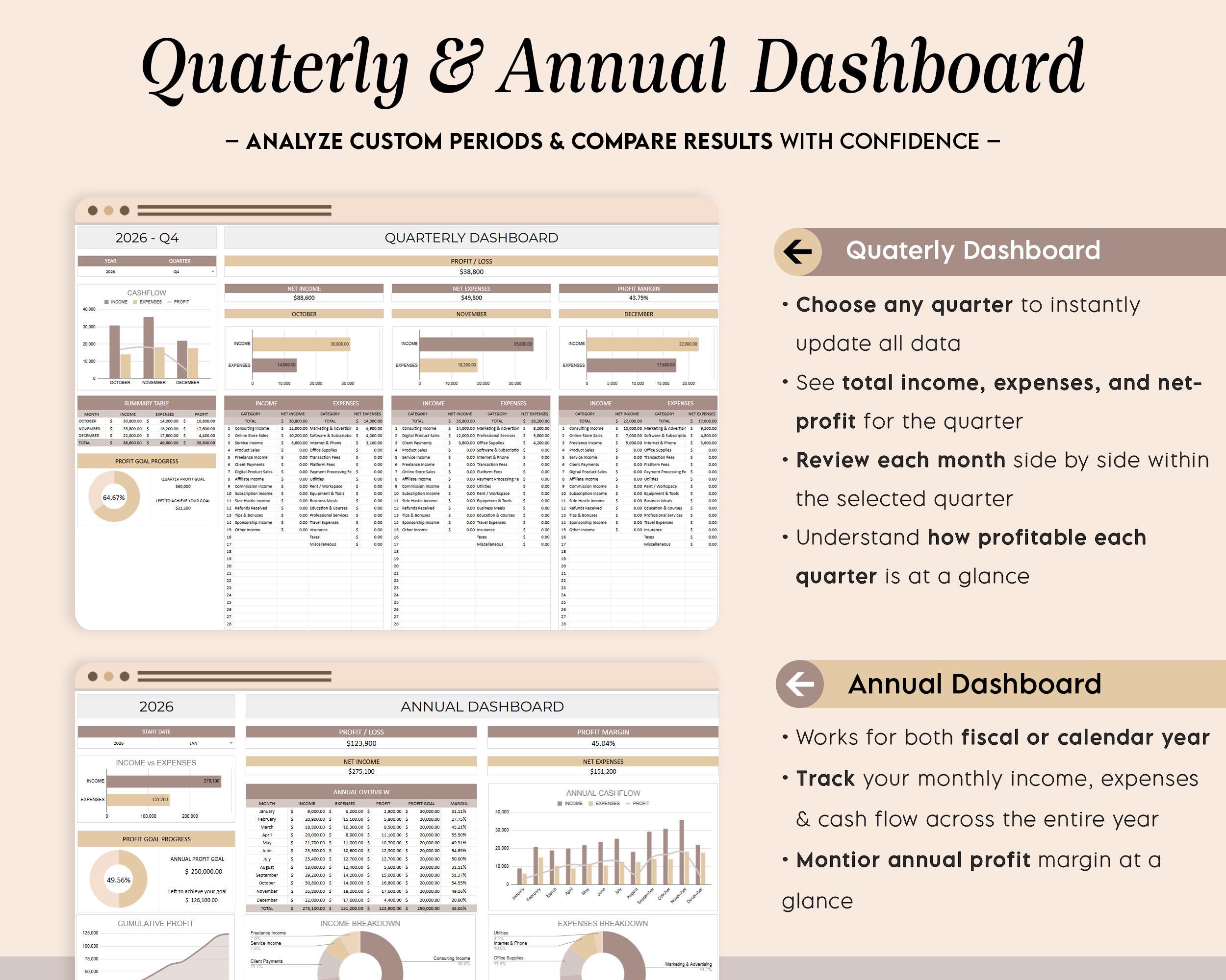 Ultimate Bookkeeping Spreadsheet Template Google Sheets Sales Tax ...