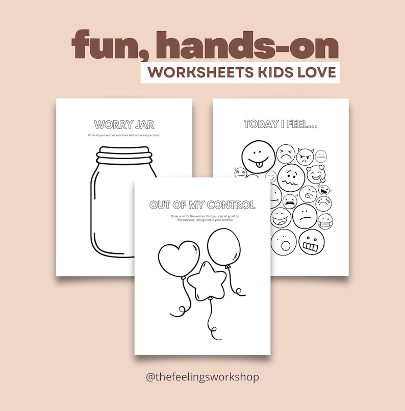 Art Therapy Starter Bundle for Kids | Emotional Regulation and Anxiety ...