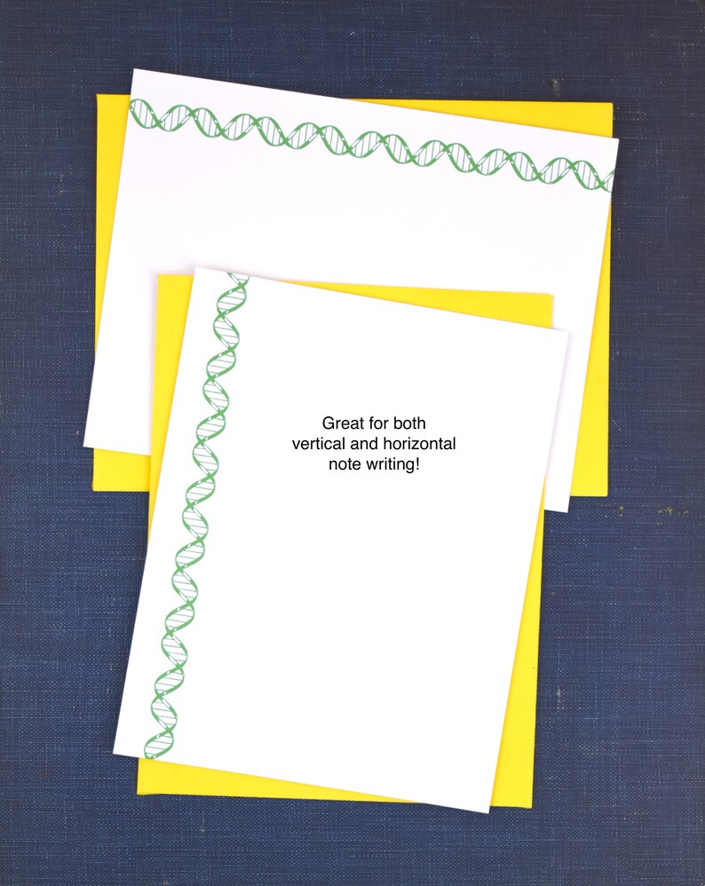 DNA Note Card 10 Pack Genetics and Molecular Biology Gifts - Etsy