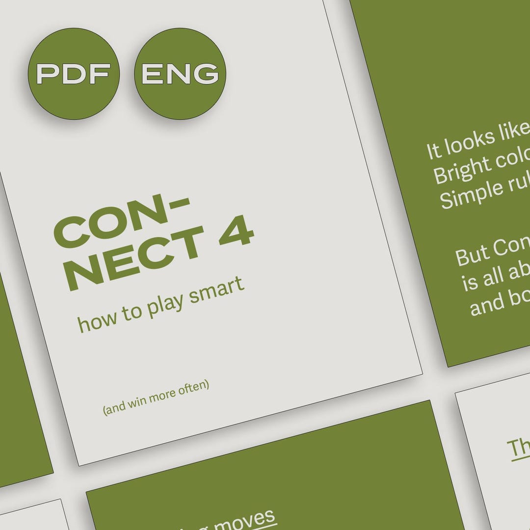 Connect 4 Strategy Guide | How to Play Smart | Printable Game for Kids ...