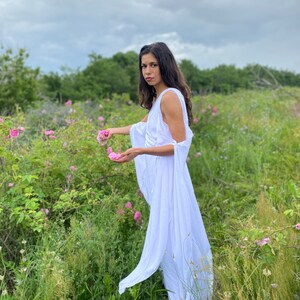 Elven Priestess Goddess Ritual Dress / Ritual Dress / Organic Viscose ...