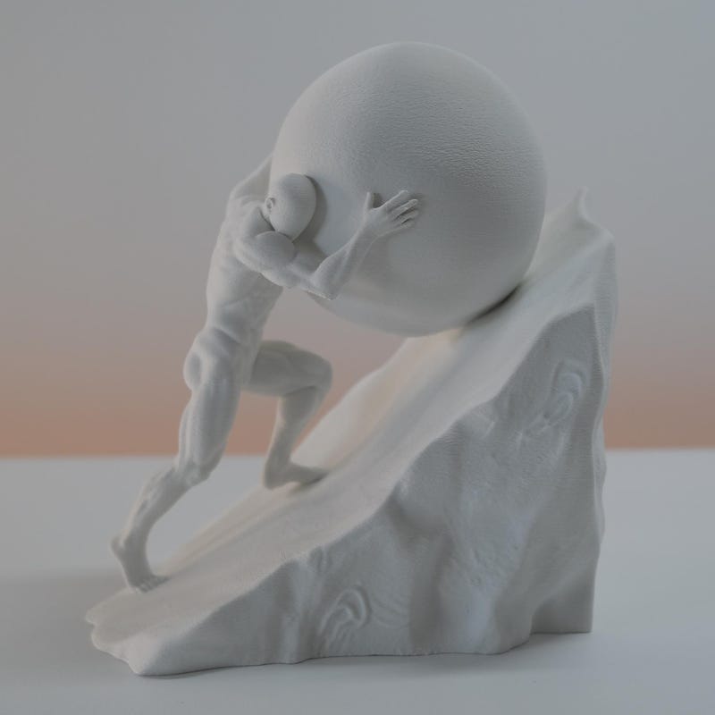 Sisyphus Statue - Etsy