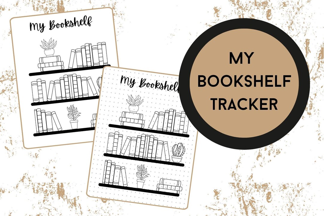 Bullet Journal My Bookshelf Tracker - Etsy