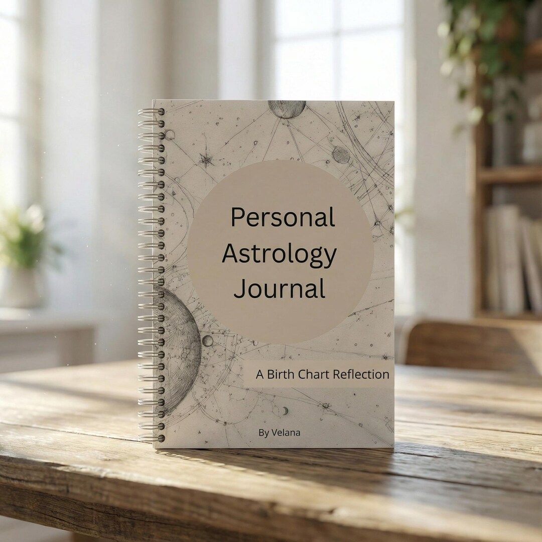 Your Astrology Journal | Personal Planetary Workbook for Reflection ...