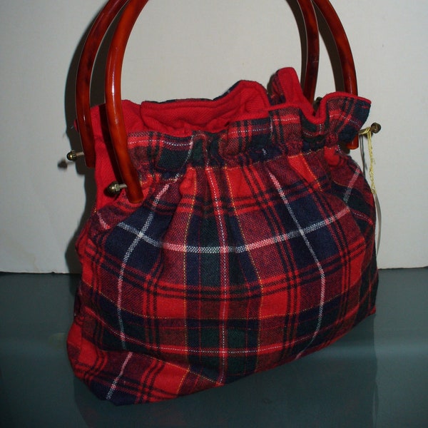 Plaid Handbags - Etsy