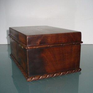 Vintage Edwardian Rosewood Box - Etsy