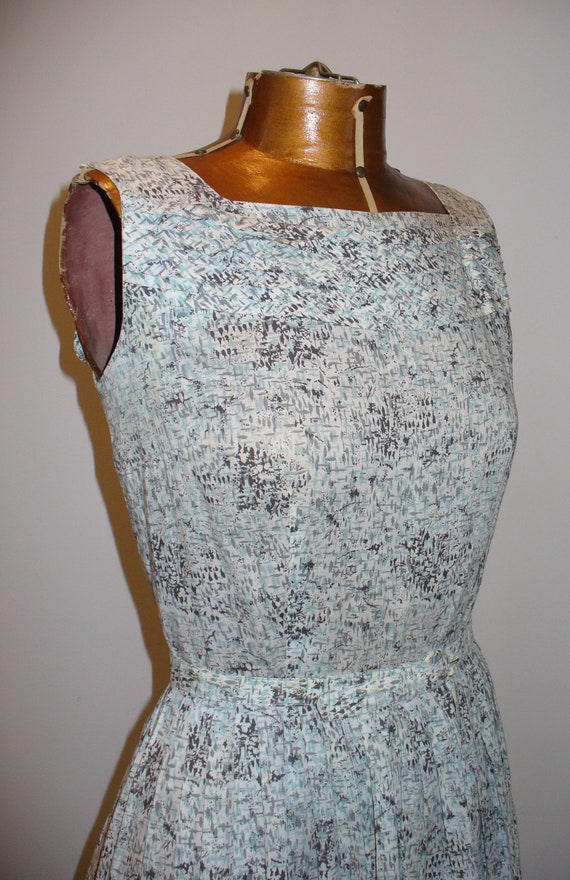 Vintage Nelly Don Cotton Lawn Cloth Sundress - Gem