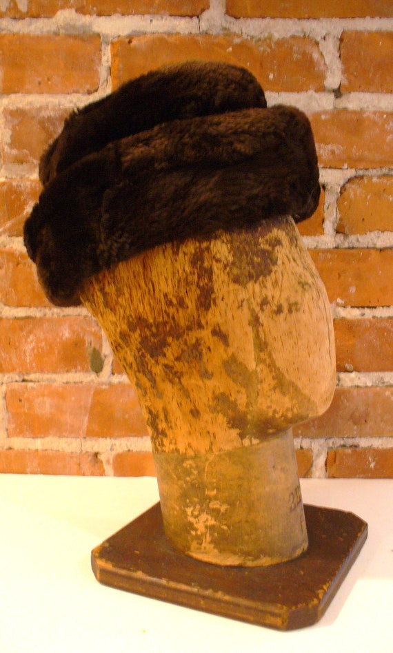 Vintage ear flap hat - Gem