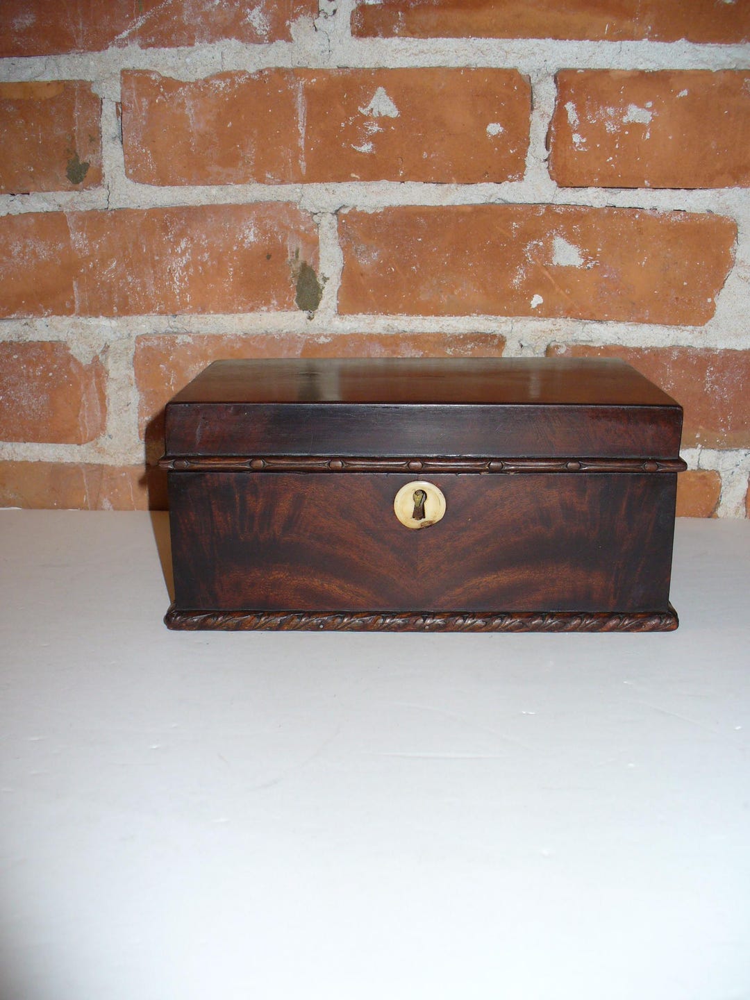 Vintage Edwardian Rosewood Box - Etsy