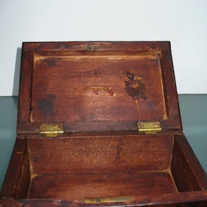 Vintage Edwardian Rosewood Box - Etsy