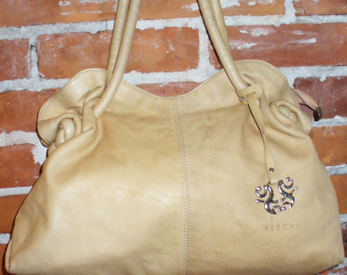 Ferchi Bag, Quality Large Genuine Leather Designer Handbag, Dark Brown ...