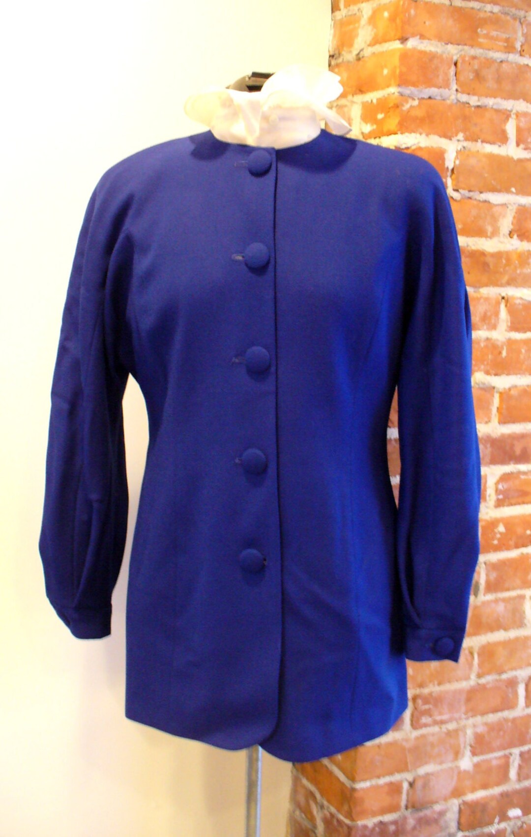 Vintage Christian Dior Royal Blue Artist Smock Jacket Size 12 - Etsy