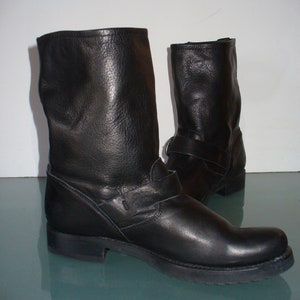 Frye Motorcycle Boots With Buckle Straps 8.5M US - Etsy