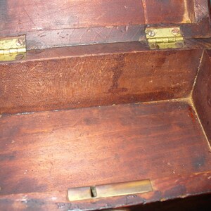 Vintage Edwardian Rosewood Box - Etsy