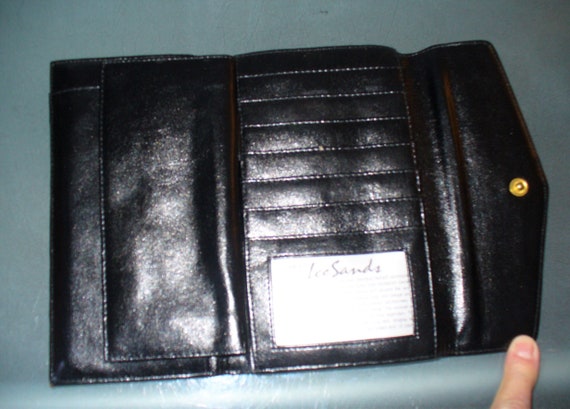 Vintage Lee Sands Eel Skin Wallet - Gem