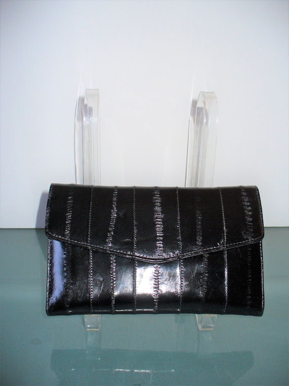 Vintage Lee Sands Eel Skin Wallet - Gem