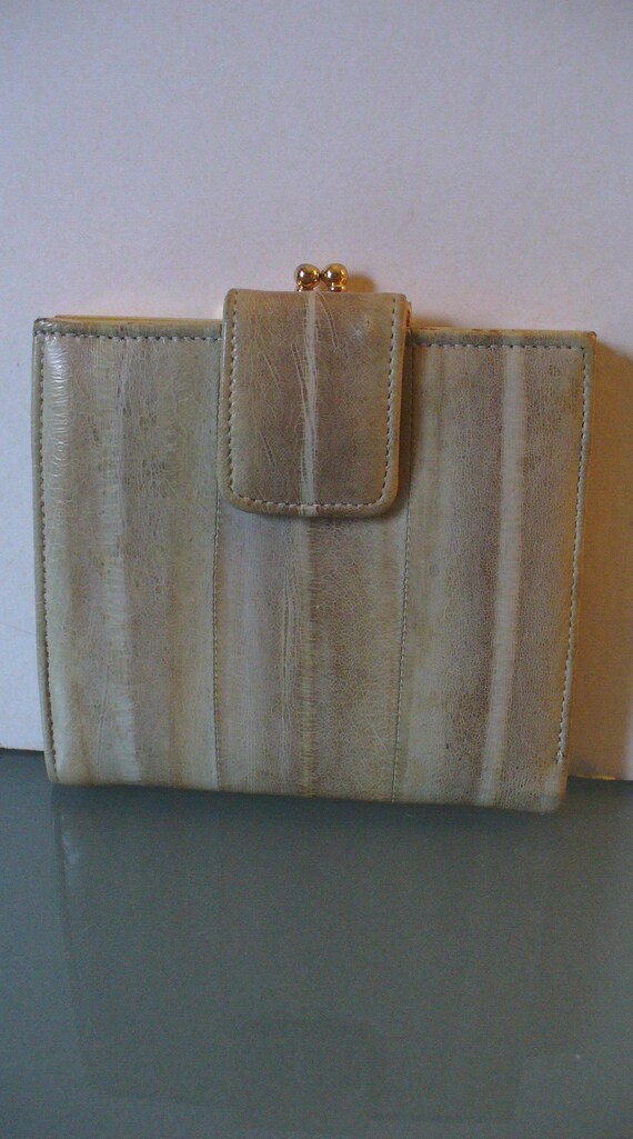 Vintage eel skin wallet - Gem