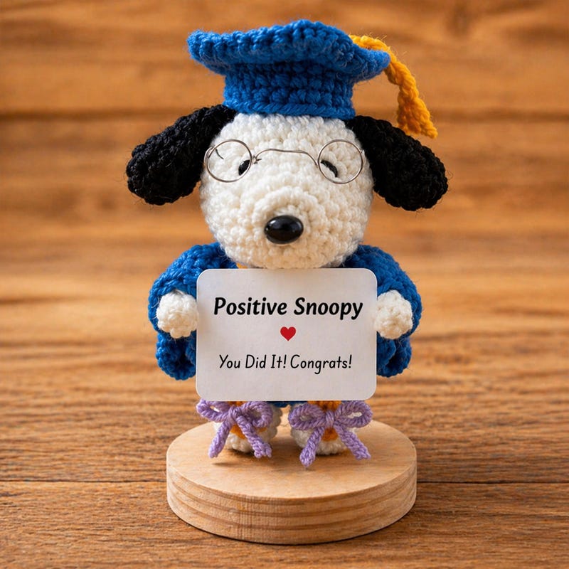 Snoopy Congratulations Card - Etsy