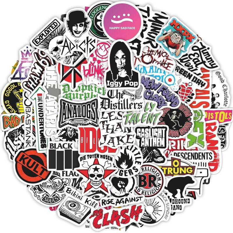 Rock Band Stickers - Etsy