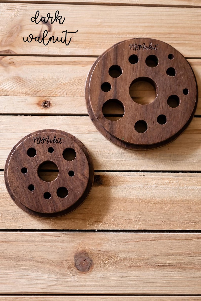 Wooden Flower Frog Lid for Mason Jars – Handmade Floral Arranging ...