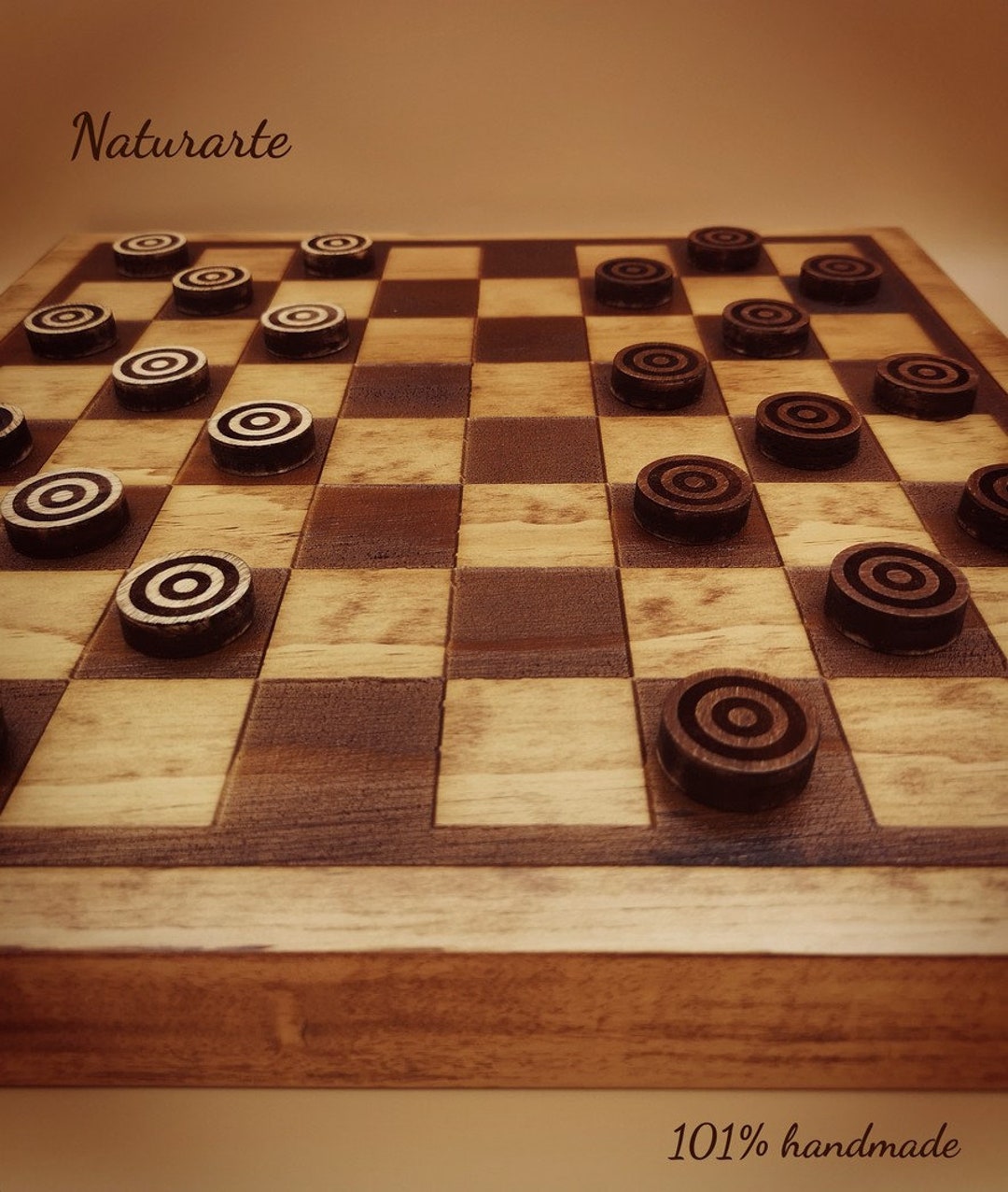 Wood Checkerboard - Etsy