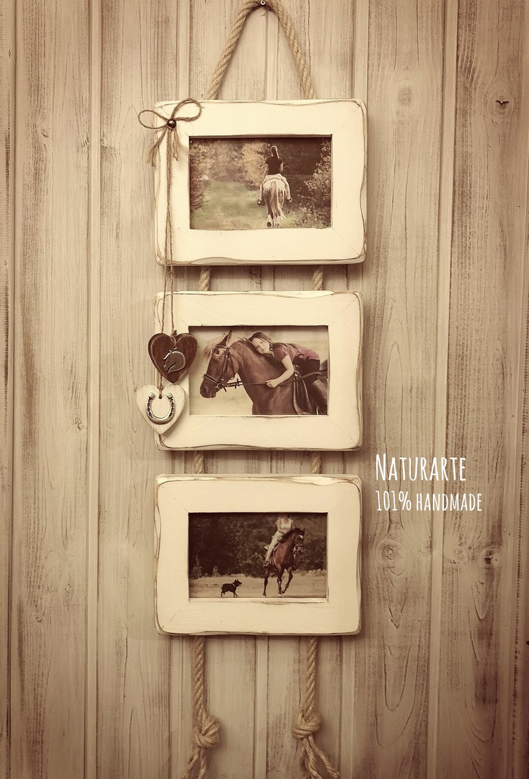 Wall Triple Picture Frame White - Etsy