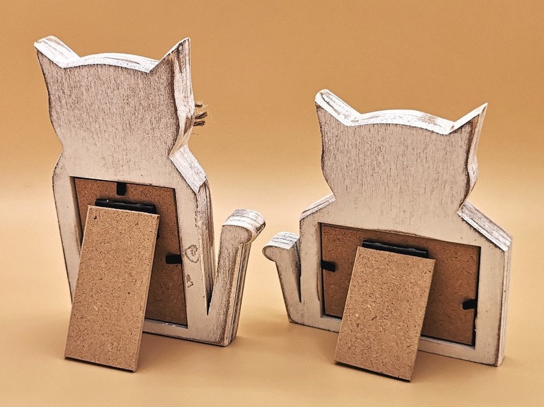 Cat-shaped Picture Frames - Etsy