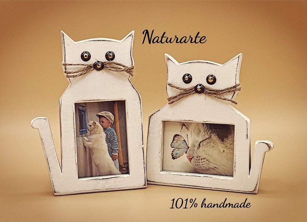 Cat-shaped Picture Frames - Etsy