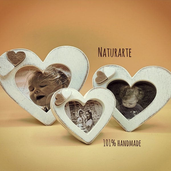 Heart Shaped Picture Frames - Etsy