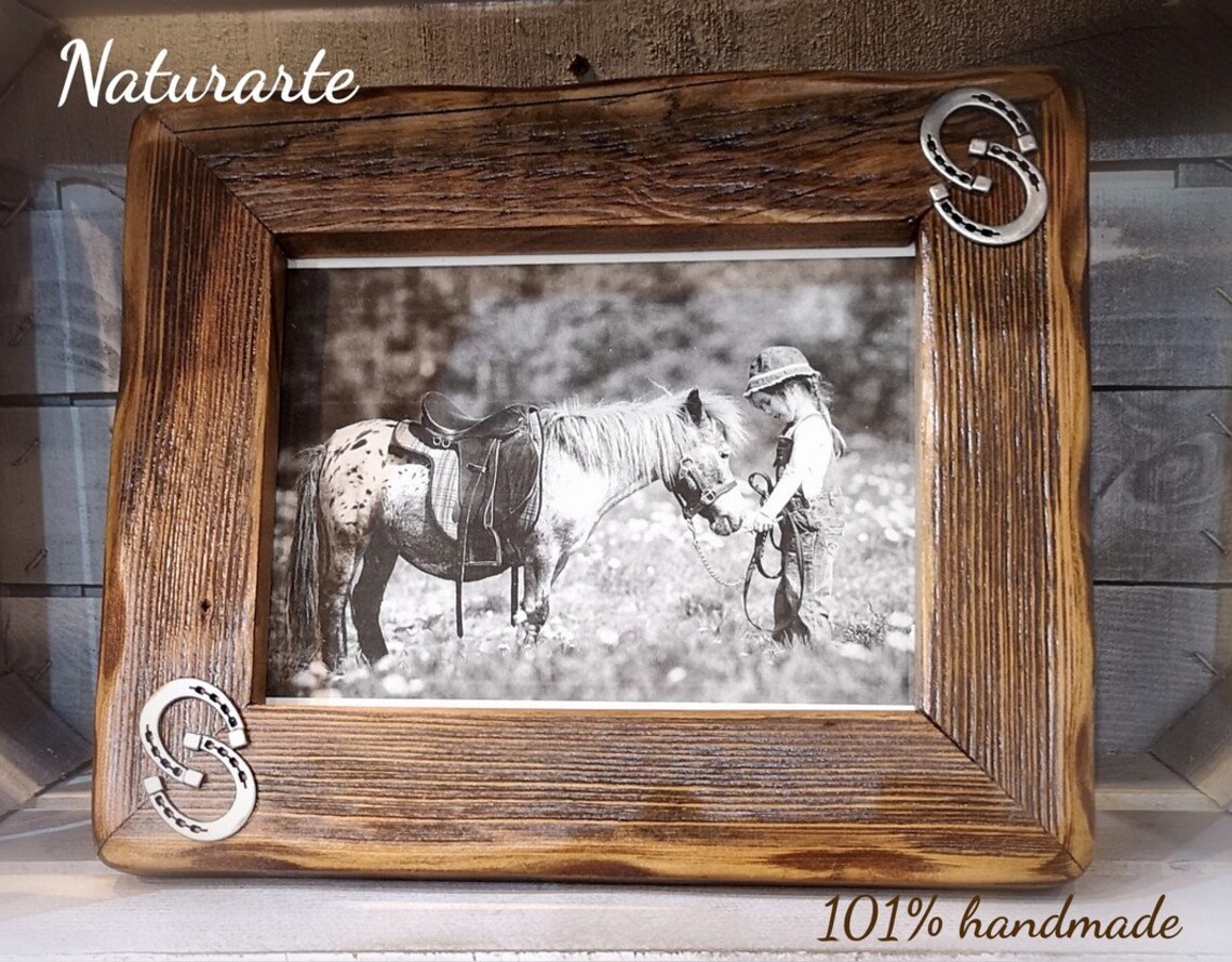 Picture Frame With Horseshoes Silhouettes - Etsy