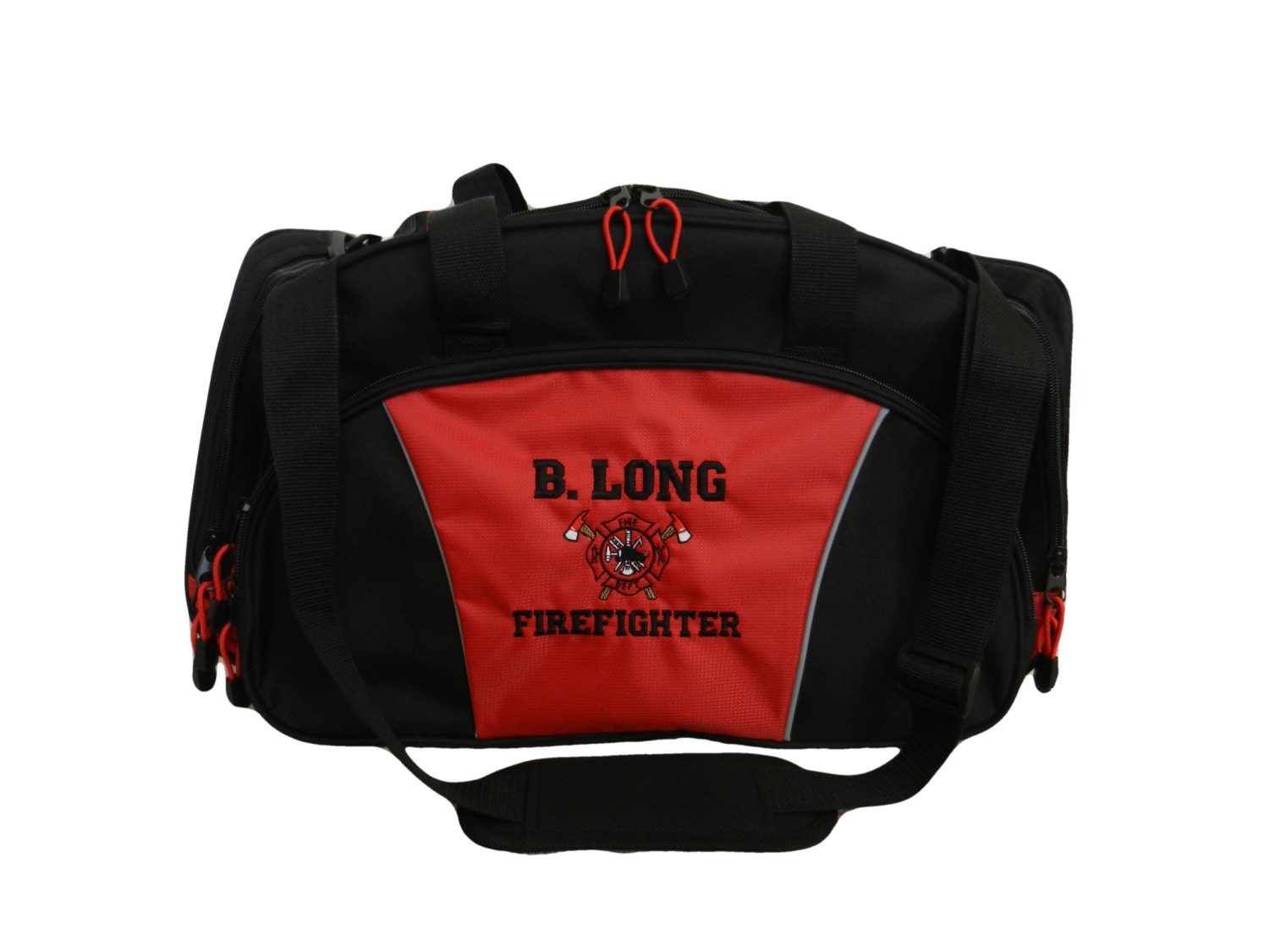 Duffel Bag Personalized Maltese Hat Paramedic Fireman | Etsy
