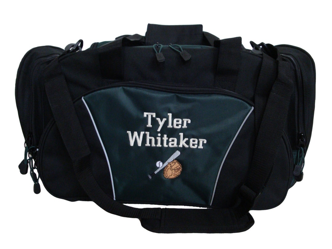 Duffel Duffle Travel Bag Personalized Baseball Bat Glove Slugger Little ...