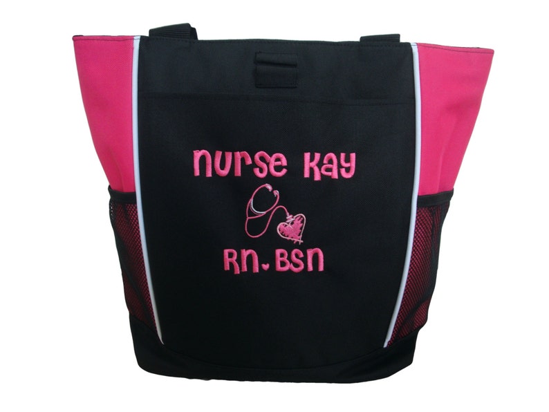 Tote Bag Personalized Nurse Nursing RN MSN OT Lpn Emt Bsn Cna - Etsy
