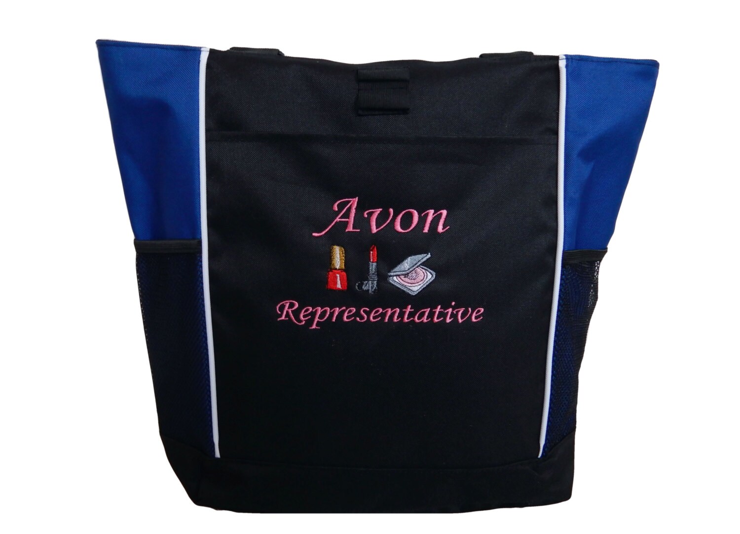 Tote Bag Zippered Personalized Avon Representative Make-up - Etsy