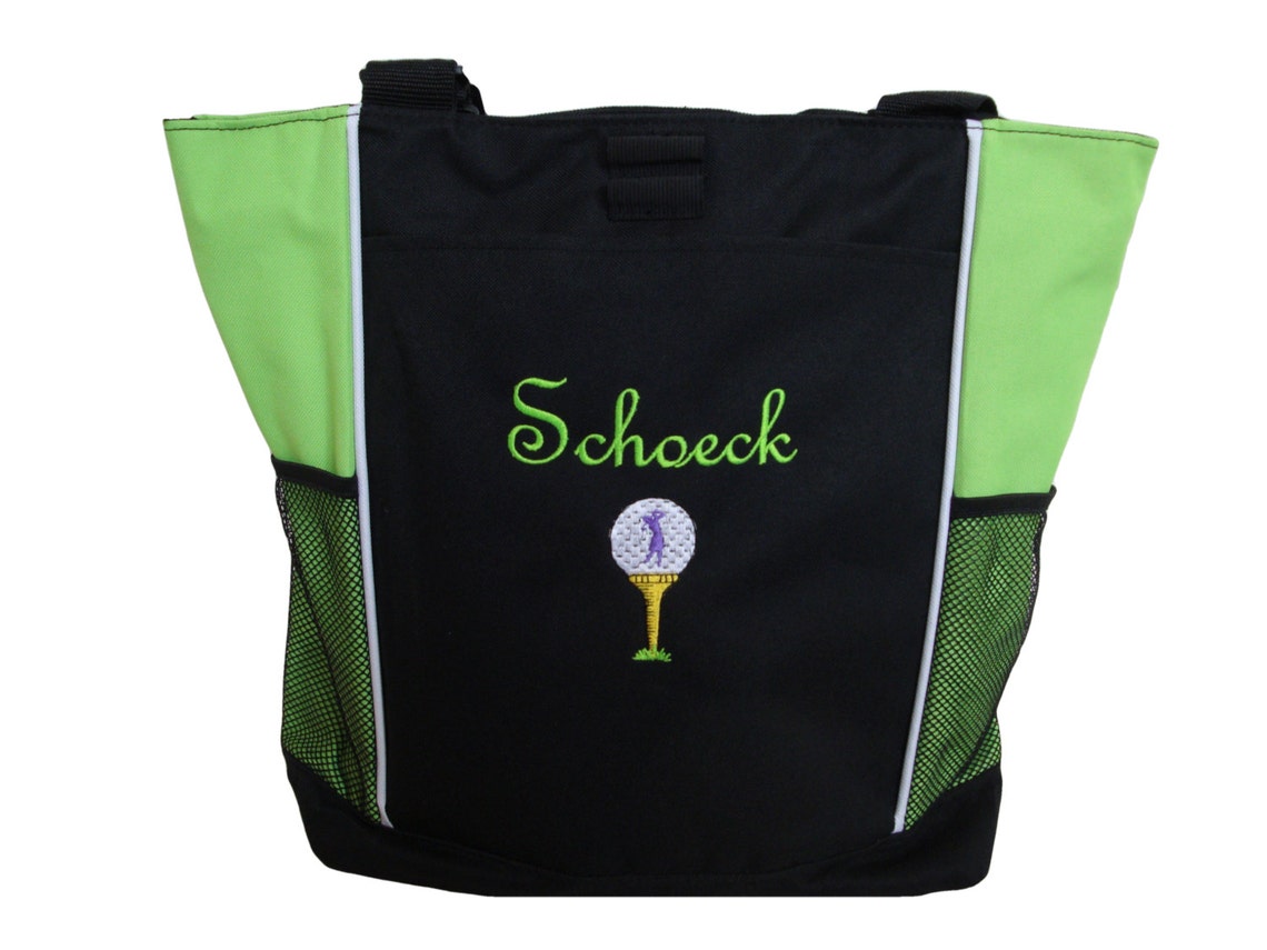 Tote Bag Personalized Golf Golfing Lady Golfer Club Sports - Etsy