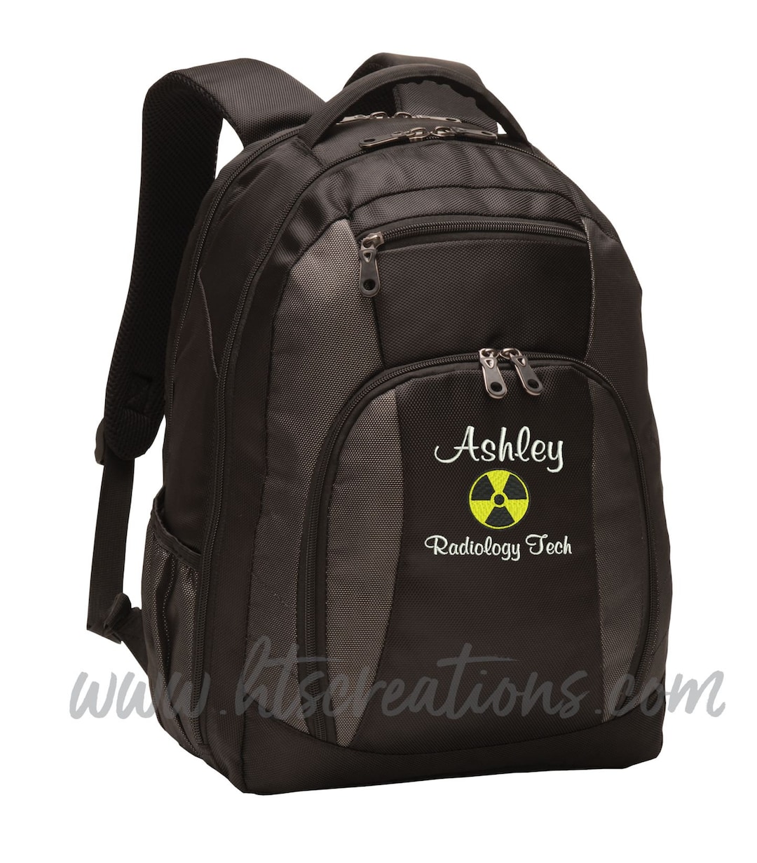 Backpack Personalized Radiation Rad Tech MRT Medical Technicial ...