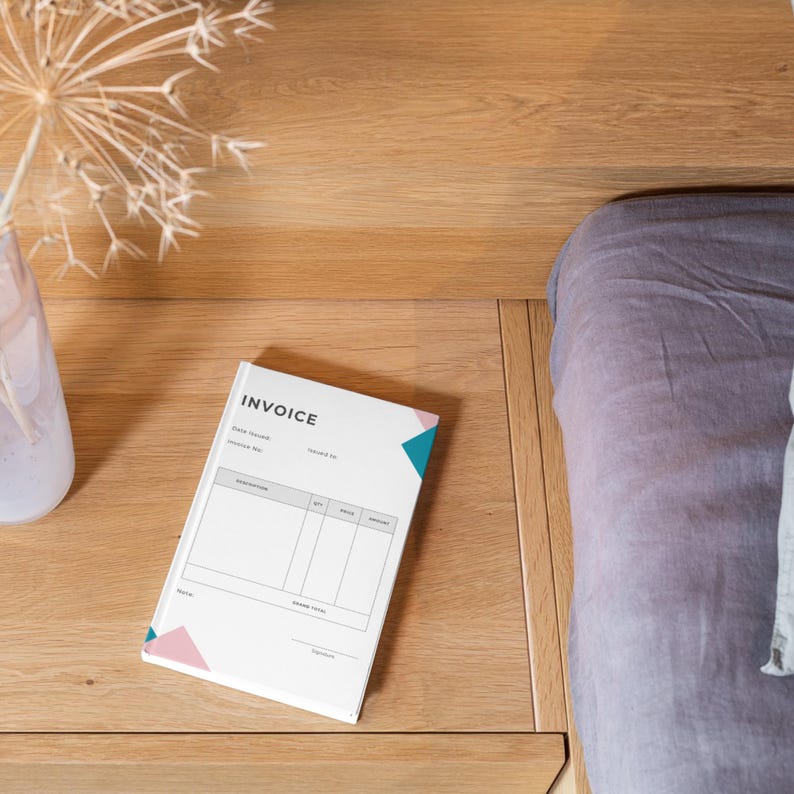 Professional Invoice Template – Fillable PDF and Editable Canva ...