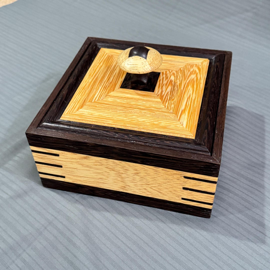 Handcrafted Wenge & White Wenge Luxury Keepsake Box - Etsy