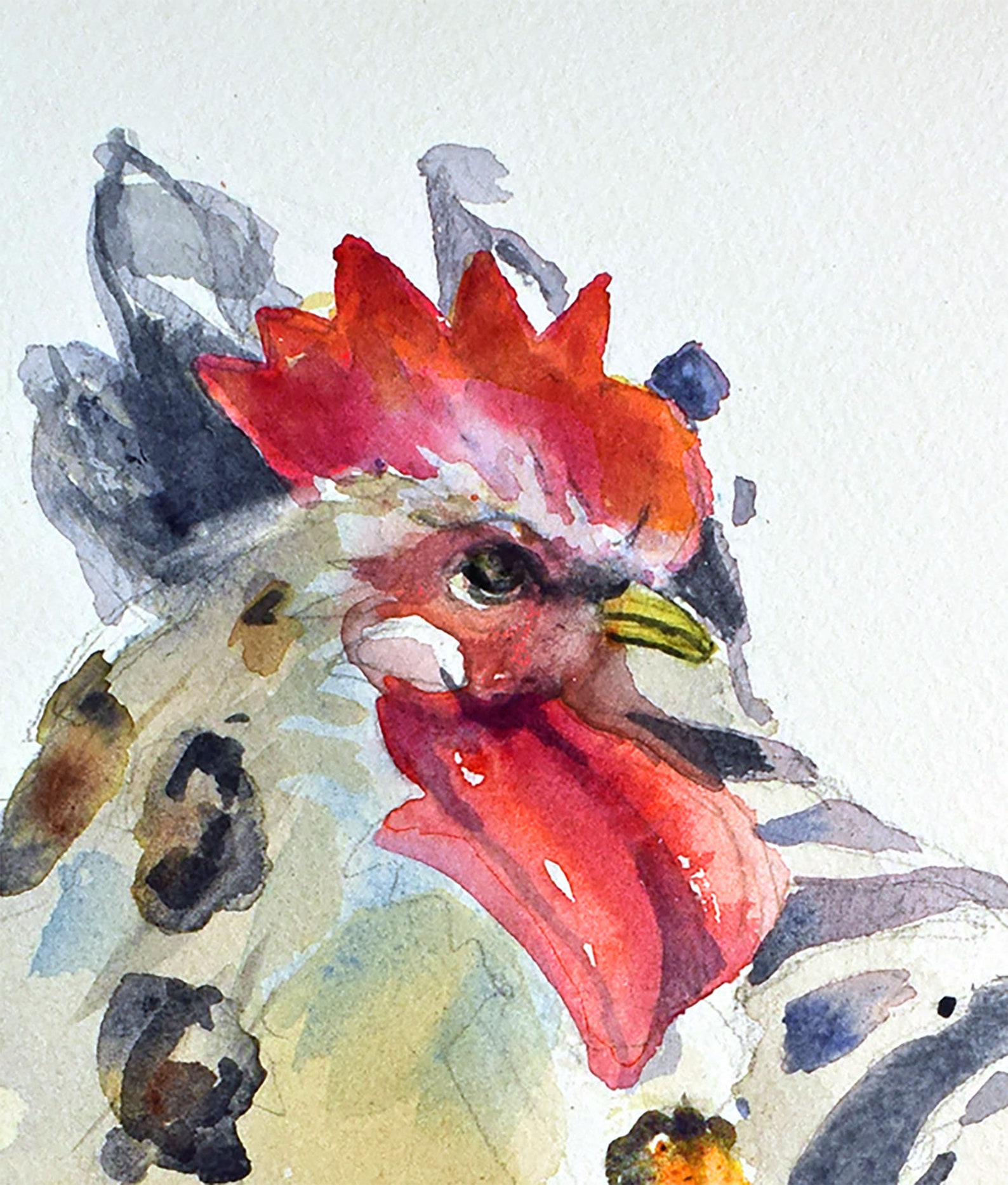 Leopard Zebra Chicken Wall Art Print Unusualchickens Farmhouse - Etsy ...