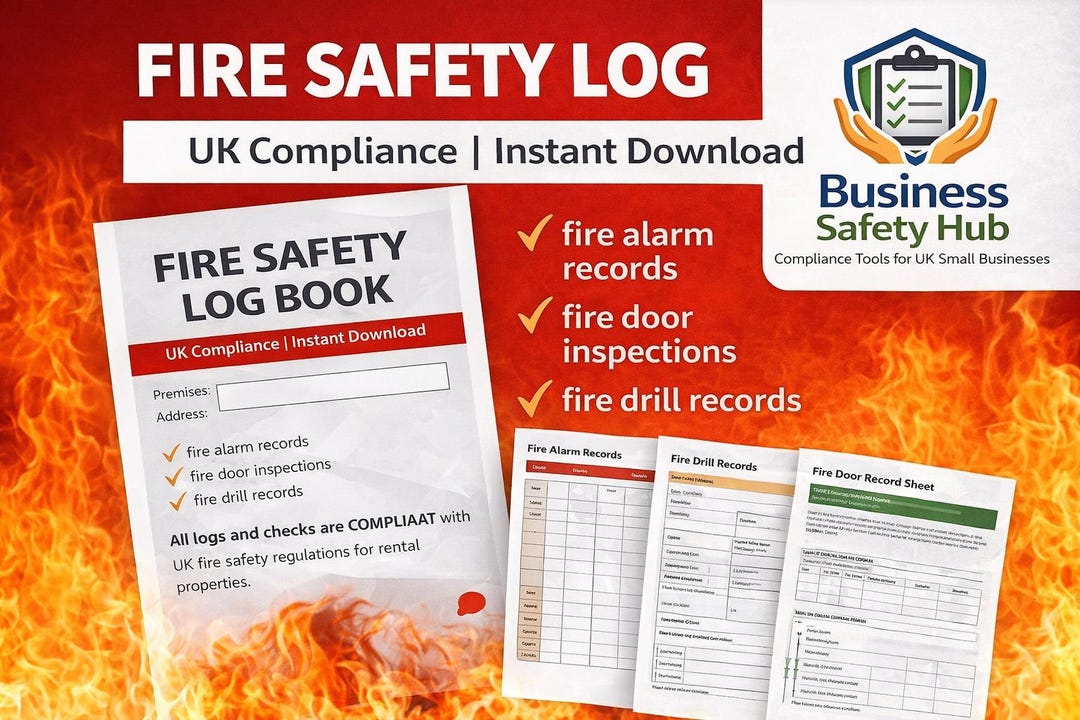 Fire Safety Log Book UK – Fire Alarm, Fire Doors & Emergency Lighting ...