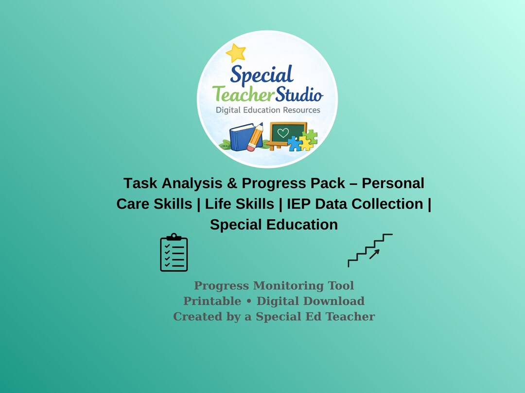 Task Analysis & Progress Pack – Personal Care Skills | Life Skills ...